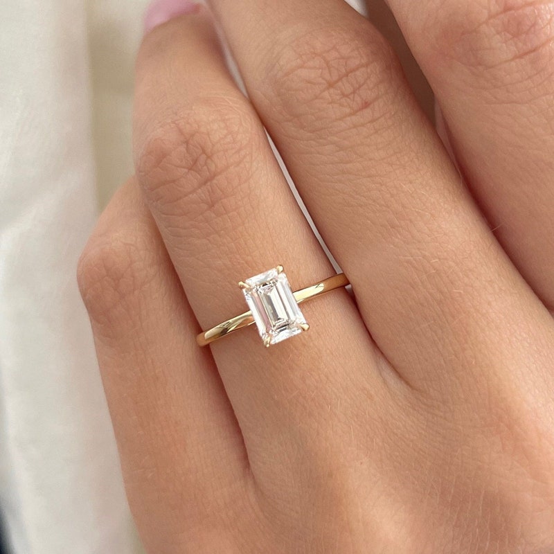 Minimal Diamond Ring - Etsy
