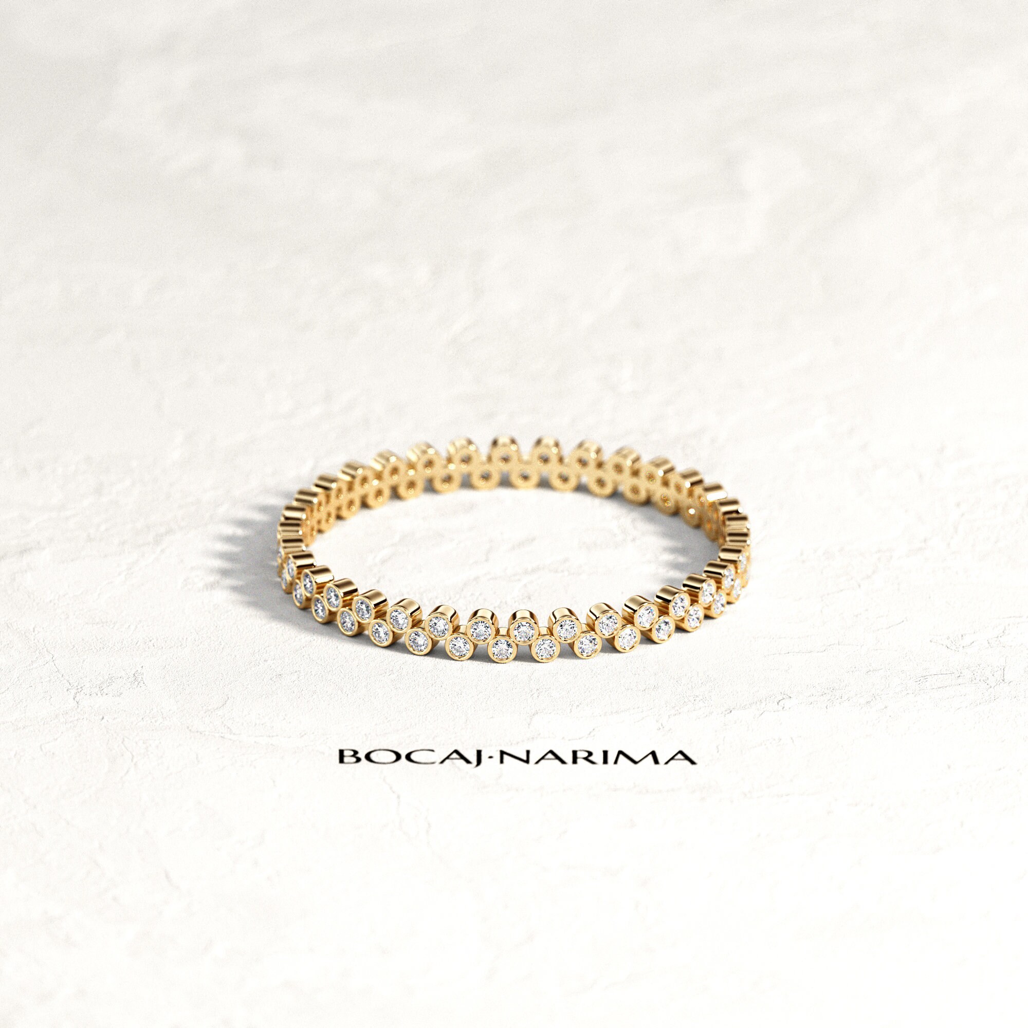 Eternity Stackable Ring / Diamond Eternity Ring / Bubble Ring / Bubble Diamond Ring / Eternity ...