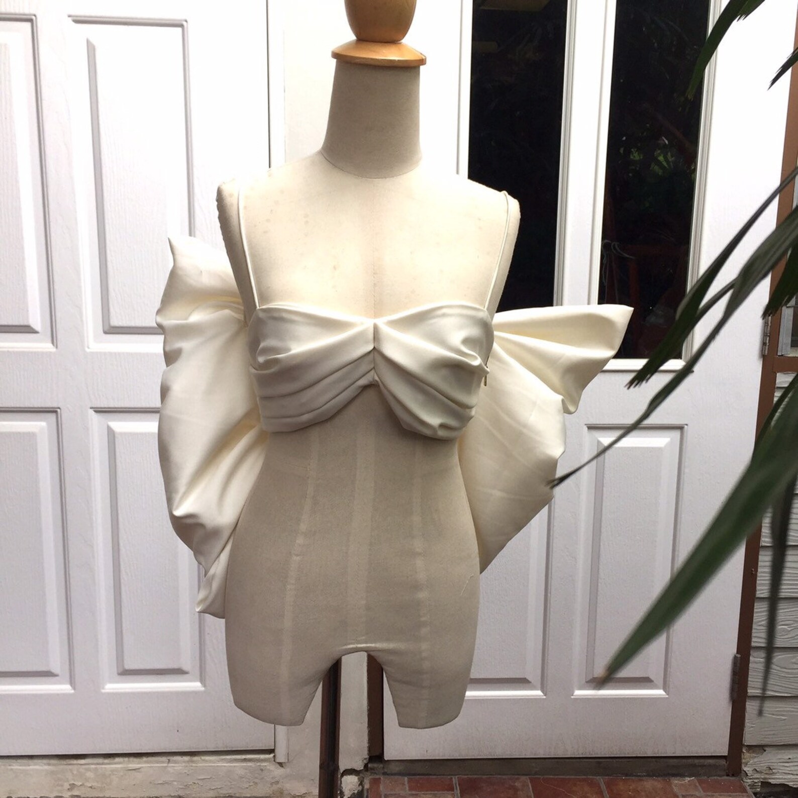 Lita White Big Bow Costume Party Top for Womengraduation - Etsy