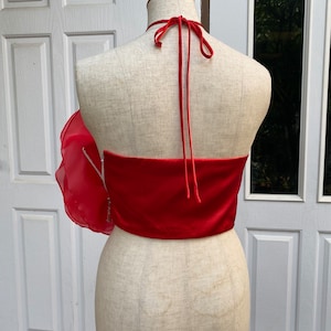 Red Jumbo Rose Top for Womenbridal Separates Topholiday - Etsy