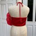 Red Jumbo Rose Top for Womenbridal Separates Topholiday - Etsy