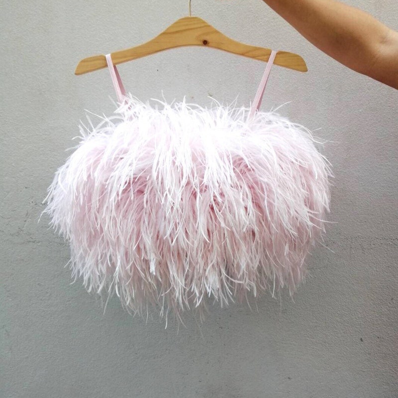 Feather Top Crop Top - Etsy