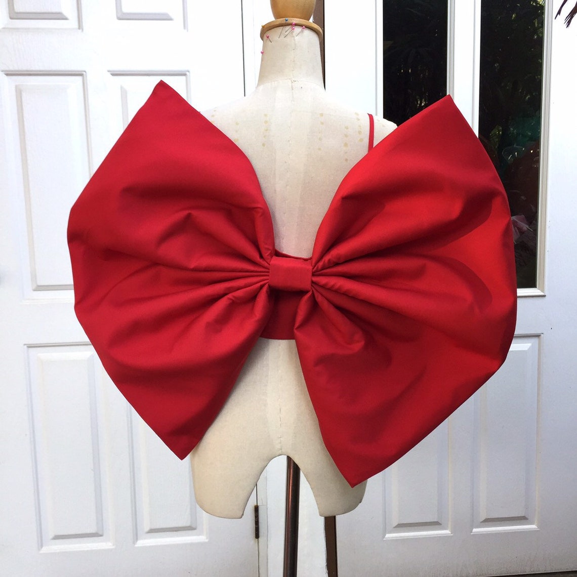 Lita Red Big Bow Crop Top for Women,unique Wedding Dress,ballgown ...