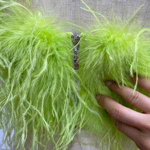 Tina Neon Green Boas Feathers Top for Women,graduation Gift ...