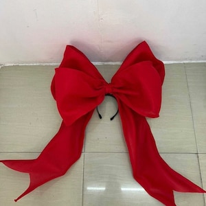 Jumbo Hot Pink Bow Headbandhalloween Headbandwedding Hair - Etsy