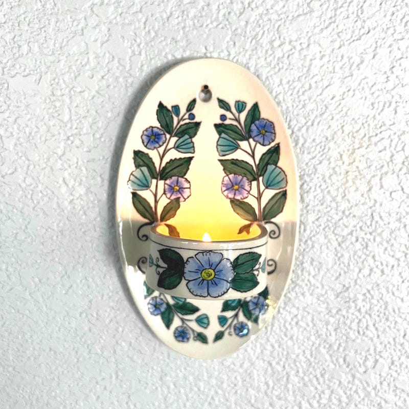 Ceramic Wall Sconce - Etsy