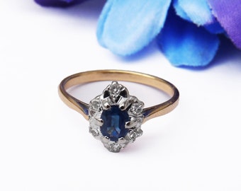Second Hand Sapphire Ring - Etsy