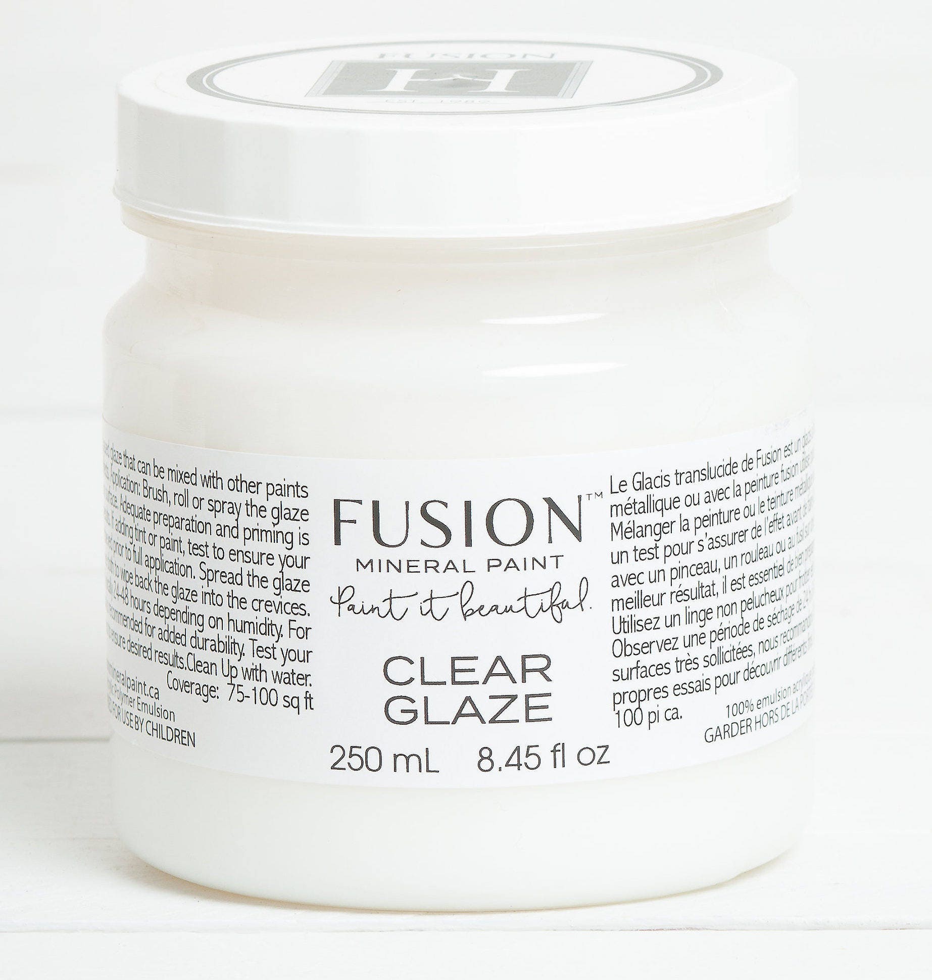 Clear Glaze - by Fusion Mineral Paint - Eco Friendly - Etsy Canada