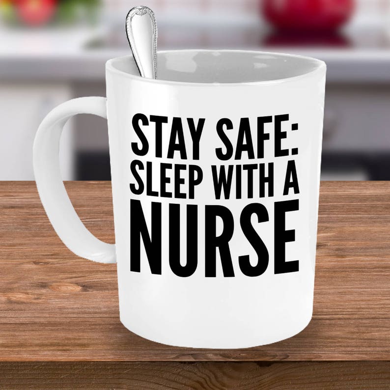 Stay Safe Sleep With A Nurse-gift for Wife Husband Partner | Etsy