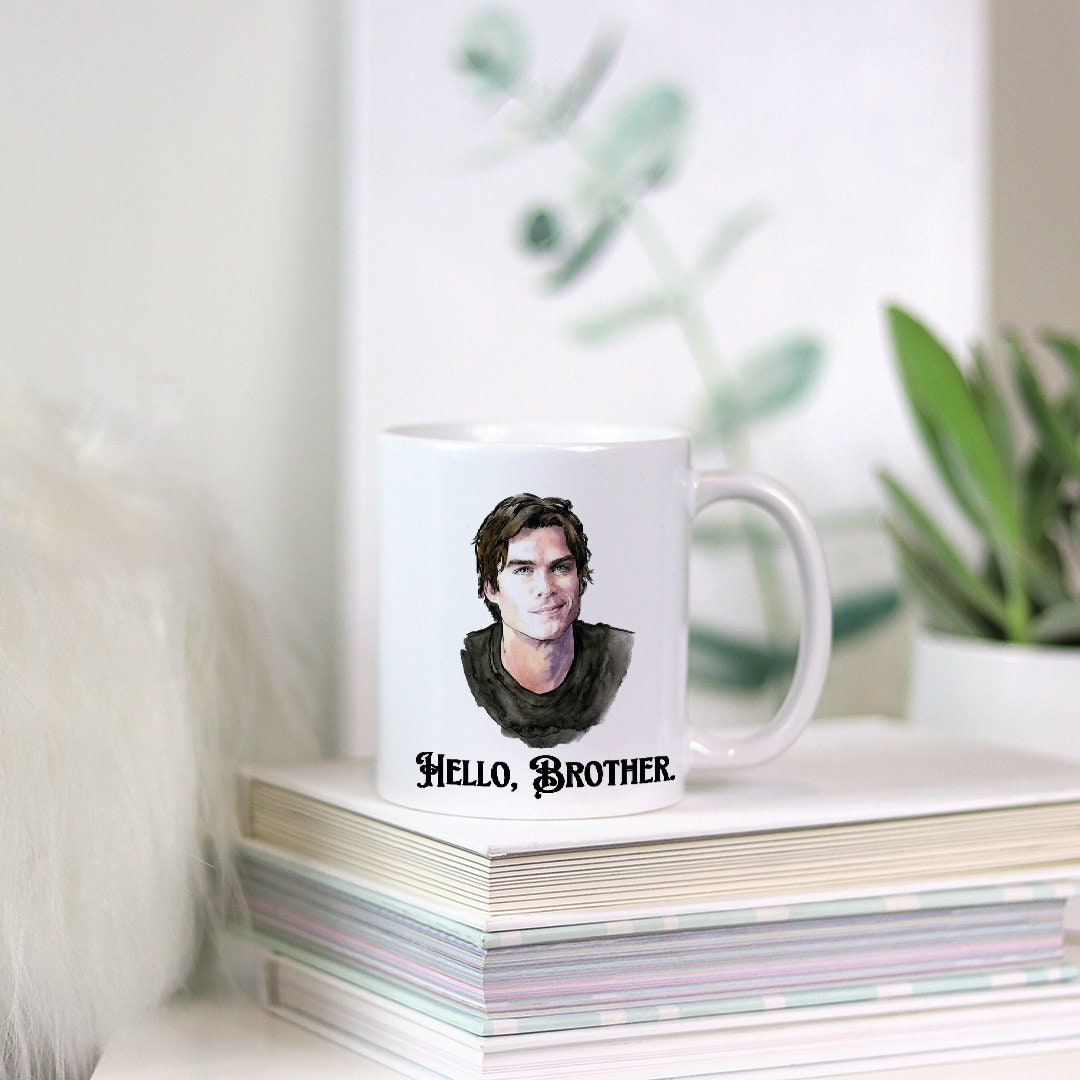 Vampire Diaries Hello Brother Damon Salvatore Stefan - Etsy