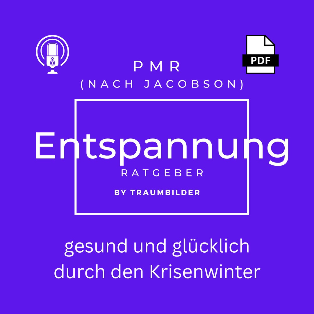 Guide: Progressive Muscle Relaxation PMR According to Jacobson - Etsy