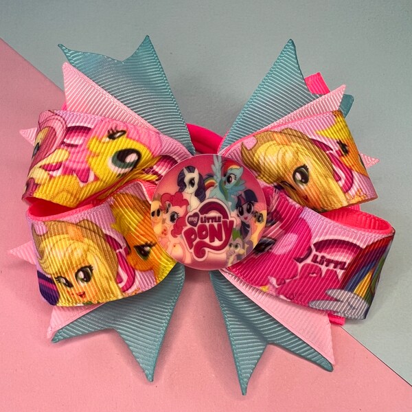 My Little Pony Bow - Etsy