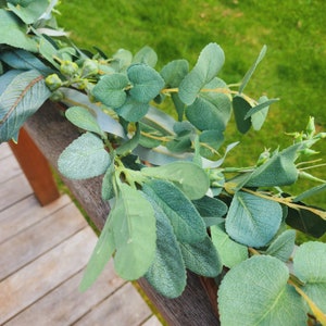 150cm Australian Bush Christmas Garland Eucalyptus Gum Leaf & Mixed ...