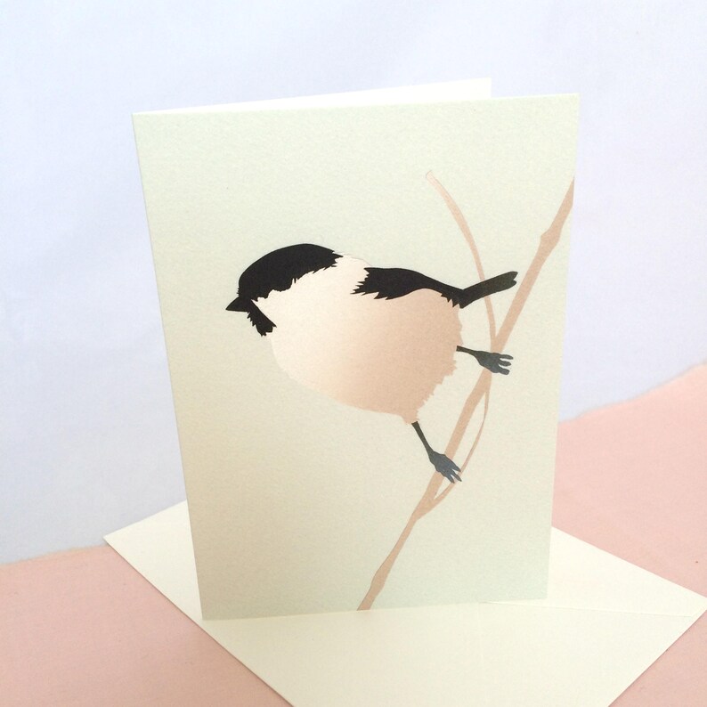 Willow Tit Card Bird Card Bird Greetings Card Bird - Etsy