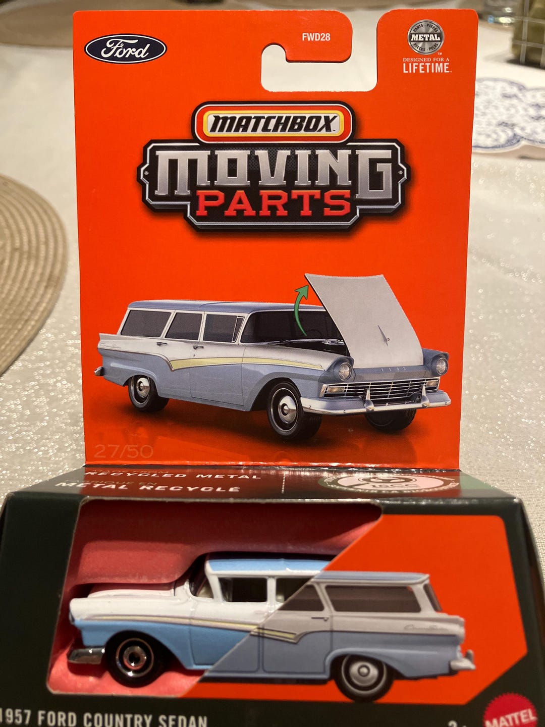 Matchbox Moving Parts 1957 Ford Country Sedan -1/64 Diecast Car - Etsy