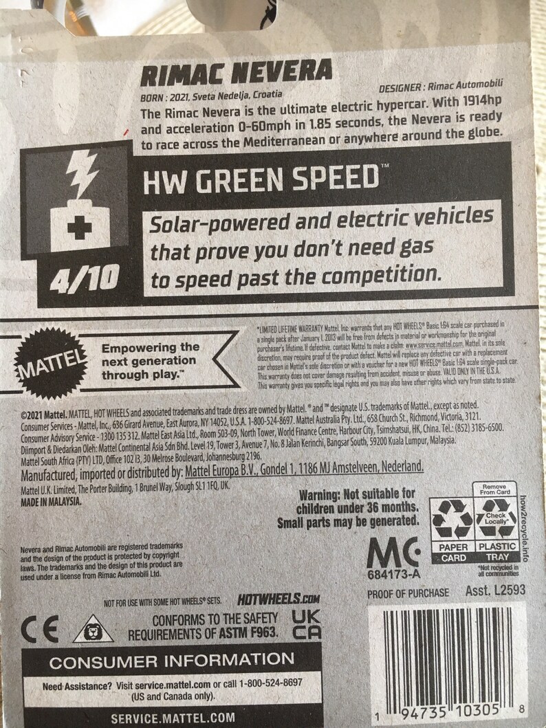 Hot Wheels Rimac Nevera-1/64 Diecast Car - Etsy