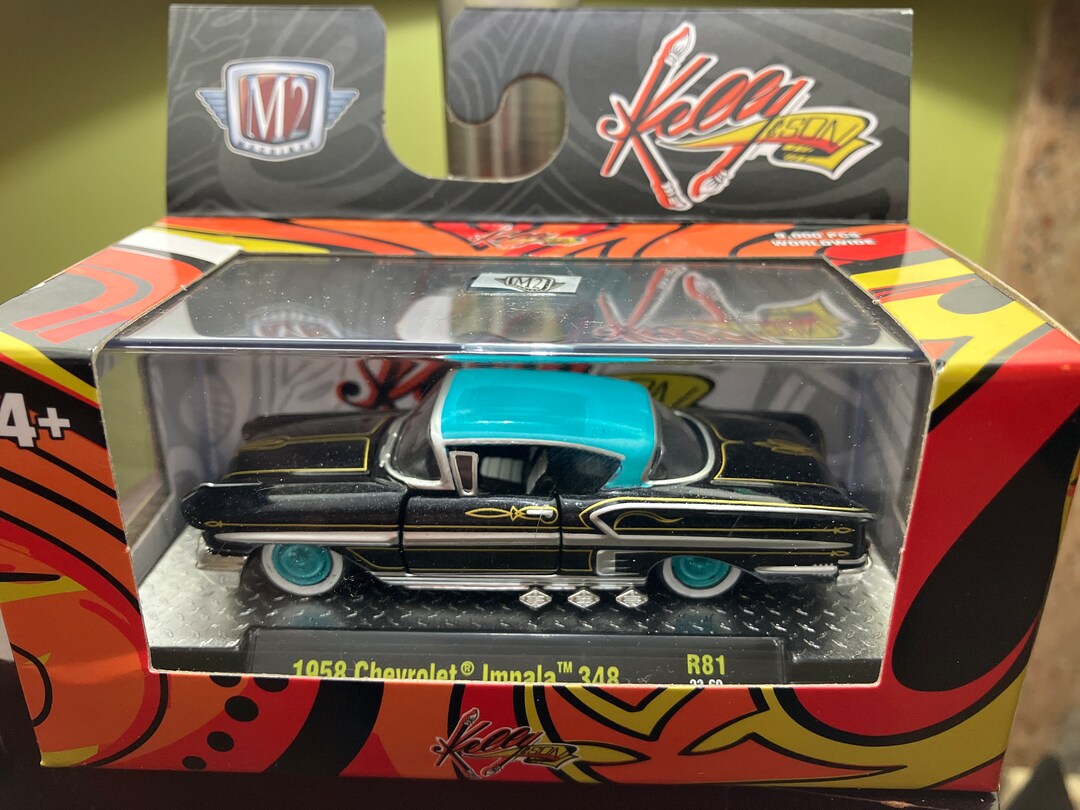 M2 Machines 1958 Chevrolet Impala 348-limited Edition 1/64 Diecast Car ...