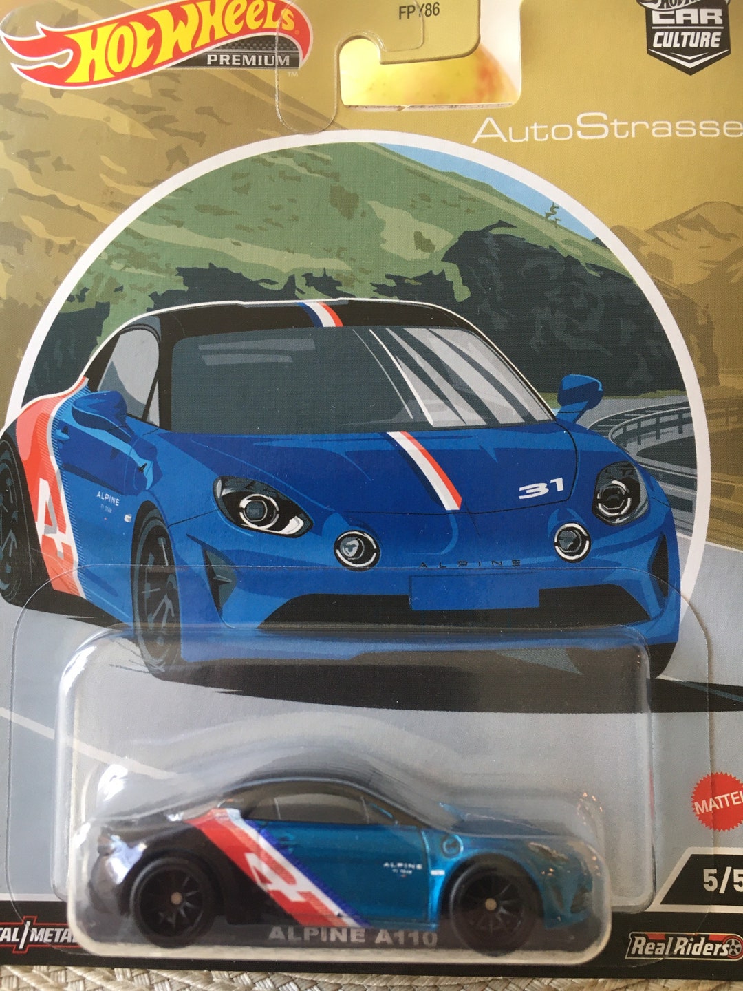 Hot Wheels Premium Alpine A110 Diecast Metal 1/64 Car Real Riders - Etsy