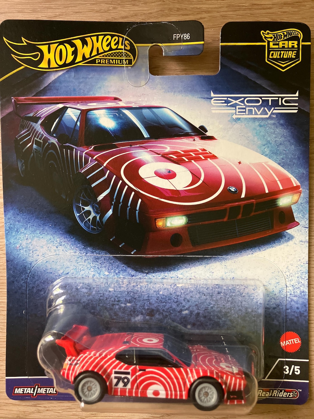 Hot Wheels Premium BMW M1 Procar -diecast Metal 1/64 Car Real Riders - Etsy