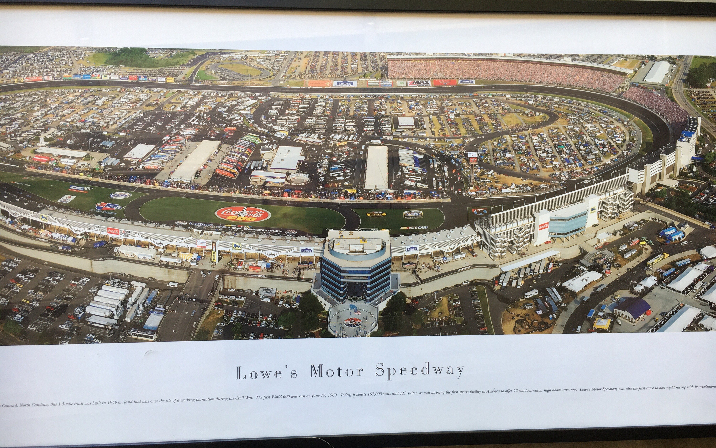 Lowes Motor Speedway-panoramic poster 40x14 inches in nice | Etsy
