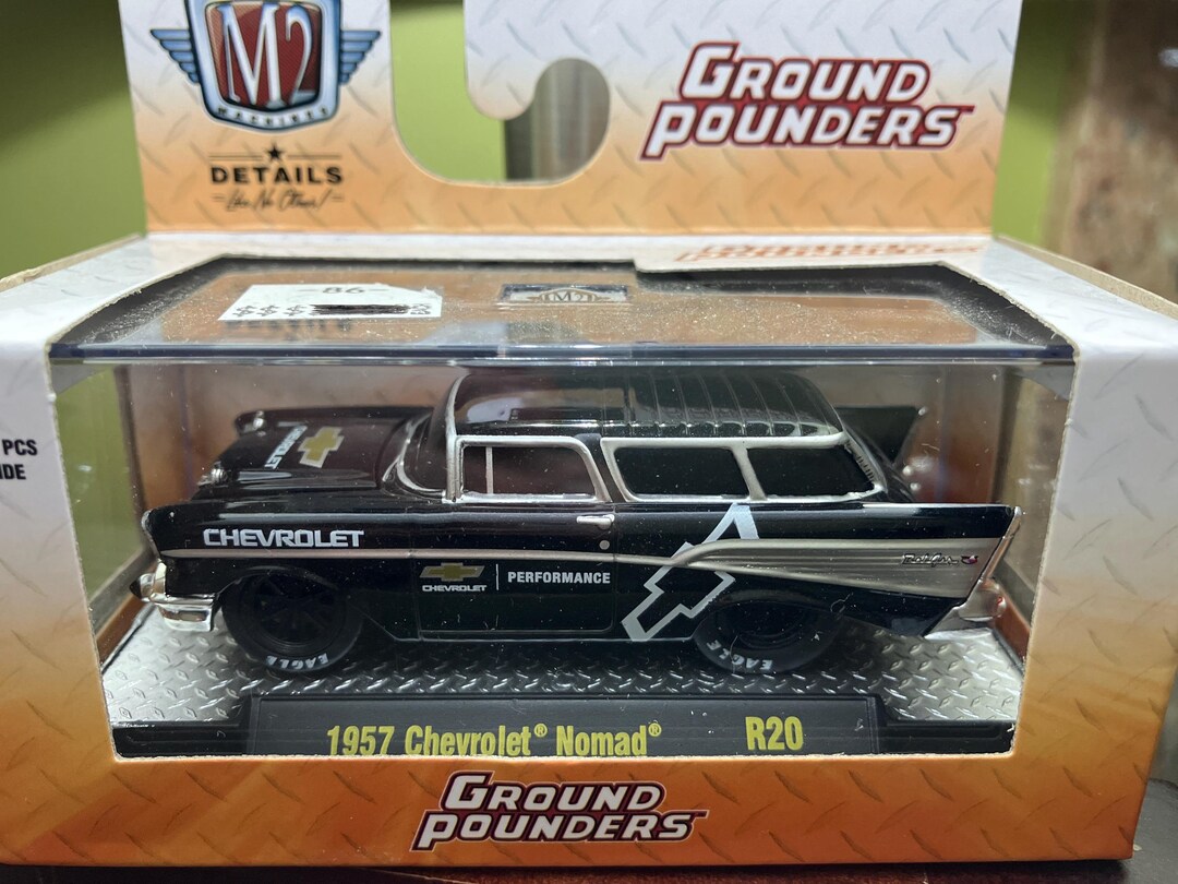 M2 Machines 1957 Chevrolet Nomad -1/64 Diecast Car in New Condition ...