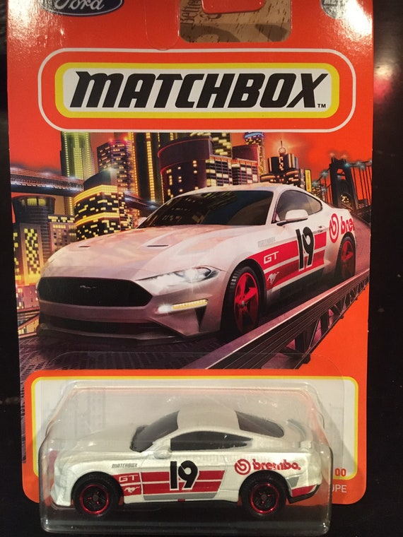 Matchbox 1:64 Scale 2019 Mustang Coupe Mattel Diecast Push & Pull Toys ...
