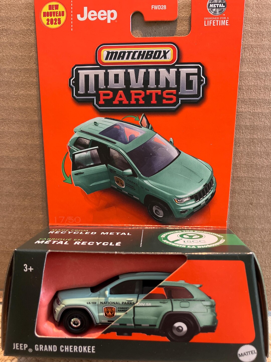 Matchbox Moving Parts Jeep Grand Cherokee -diecast Car 1/64 Doors Open ...