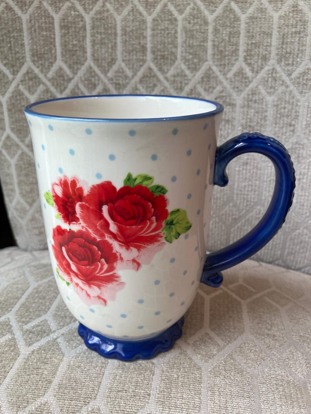 Pioneer Woman Roses Floral Porcelain Coffee Mug - Etsy