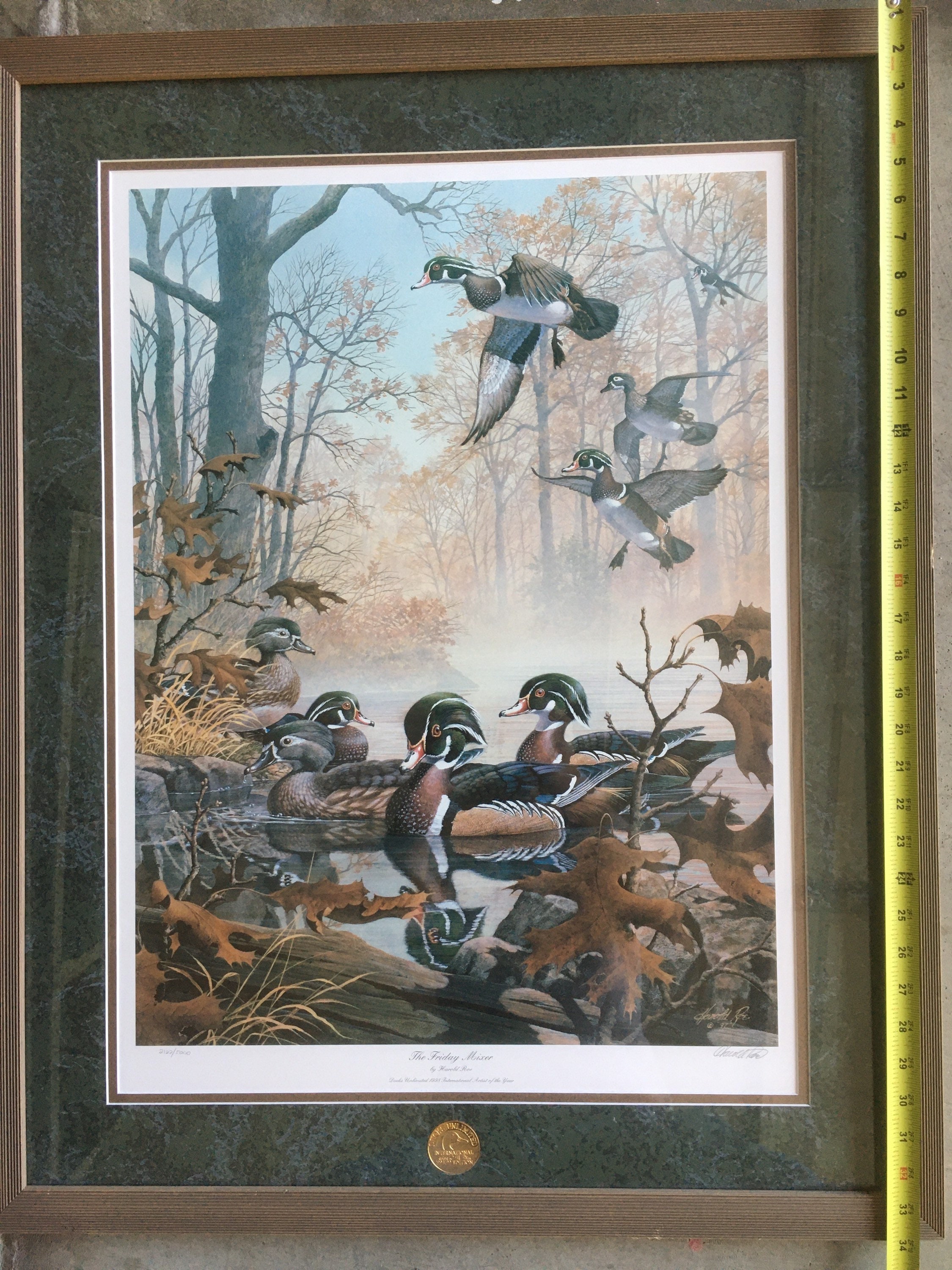 Harold Roe Ducks Unlimited Limited Edition Art Print Signed - Etsy
