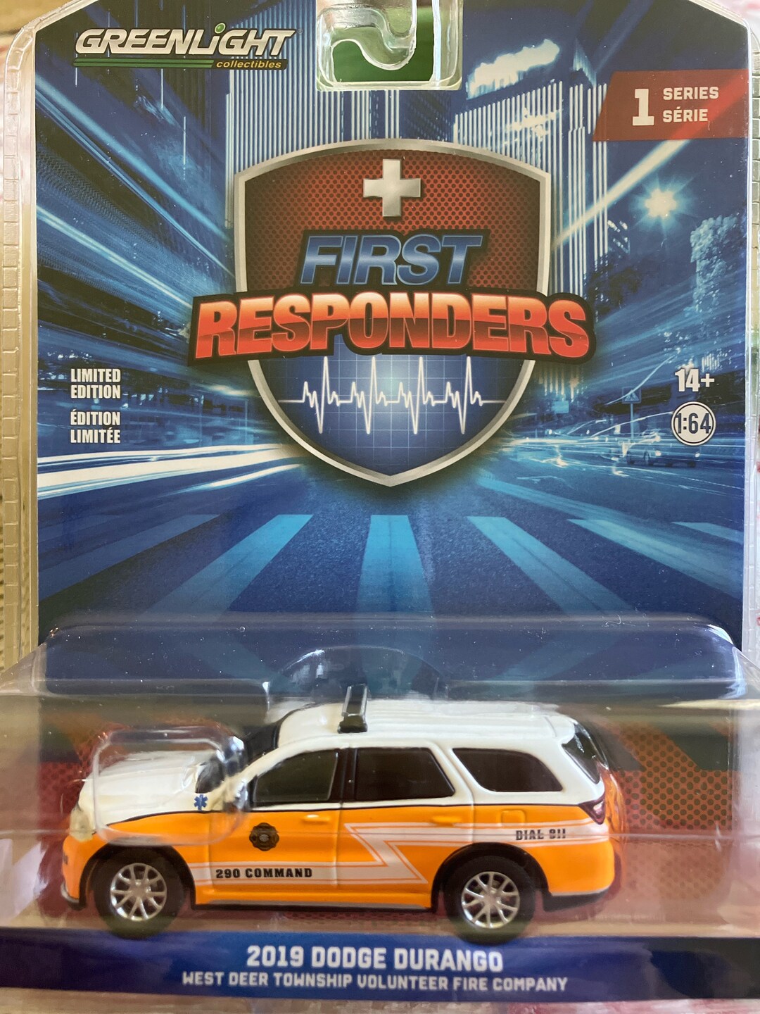 Greenlight Limited Edition 2019 Dodge Durango First Responders -1/64 ...