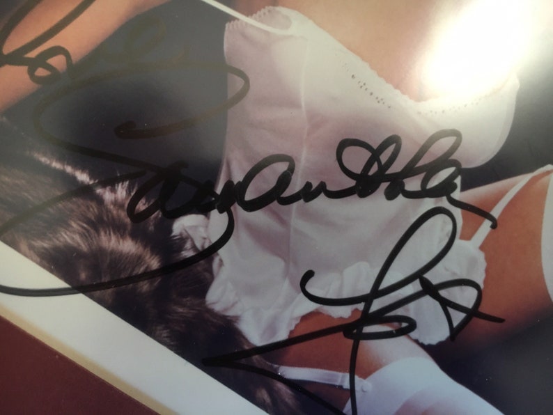 Samantha Fox Autographed Color Photo in Nice Frame love - Etsy