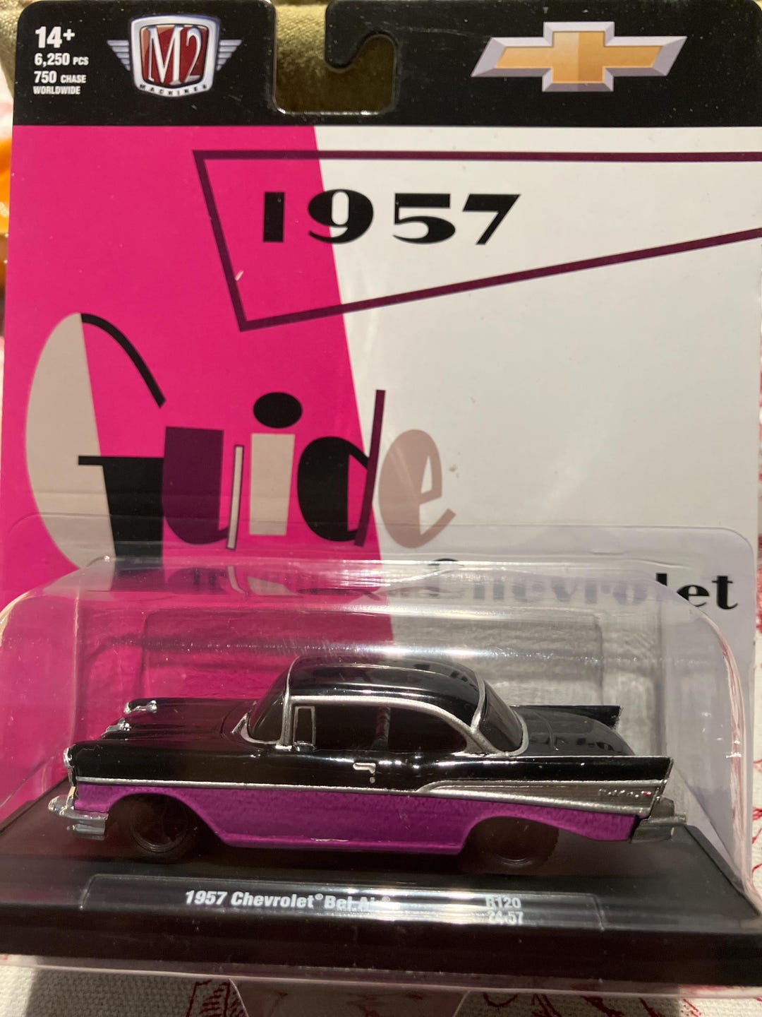 M2 Machines 1957 Chevrolet Bel Air -1/64 Limited Edition 6250 Diecast ...