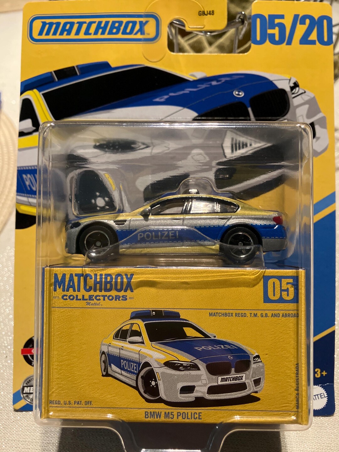 Matchbox Collectors BMW M5 Police -1/64 Diecast Car With Collectors Box ...