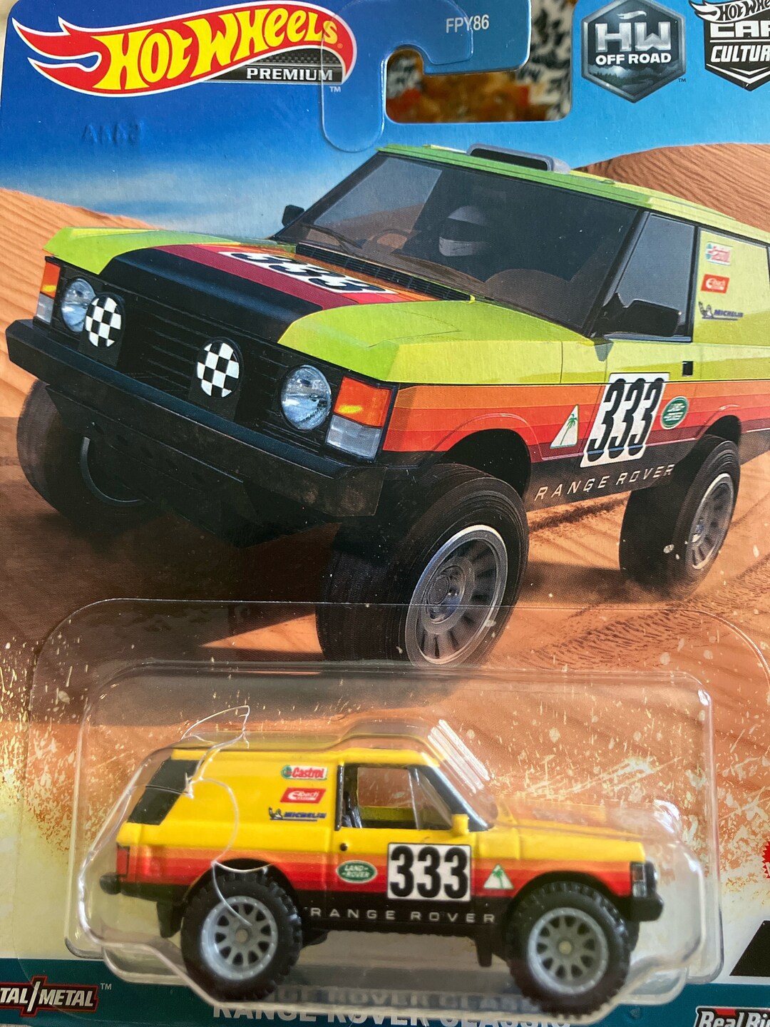 Hot Wheels Premium Range Rover Classic -1/64 Diecast Car - Etsy