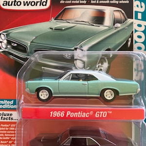 Auto World 1966 Pontiac GTO and 1967 Buick GS 340-2 Pack Limited ...
