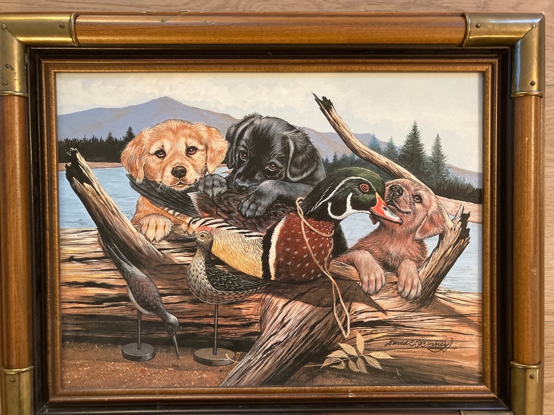 David E.kinney Art Print on Canvas 16x12 in Nice Frame - Etsy