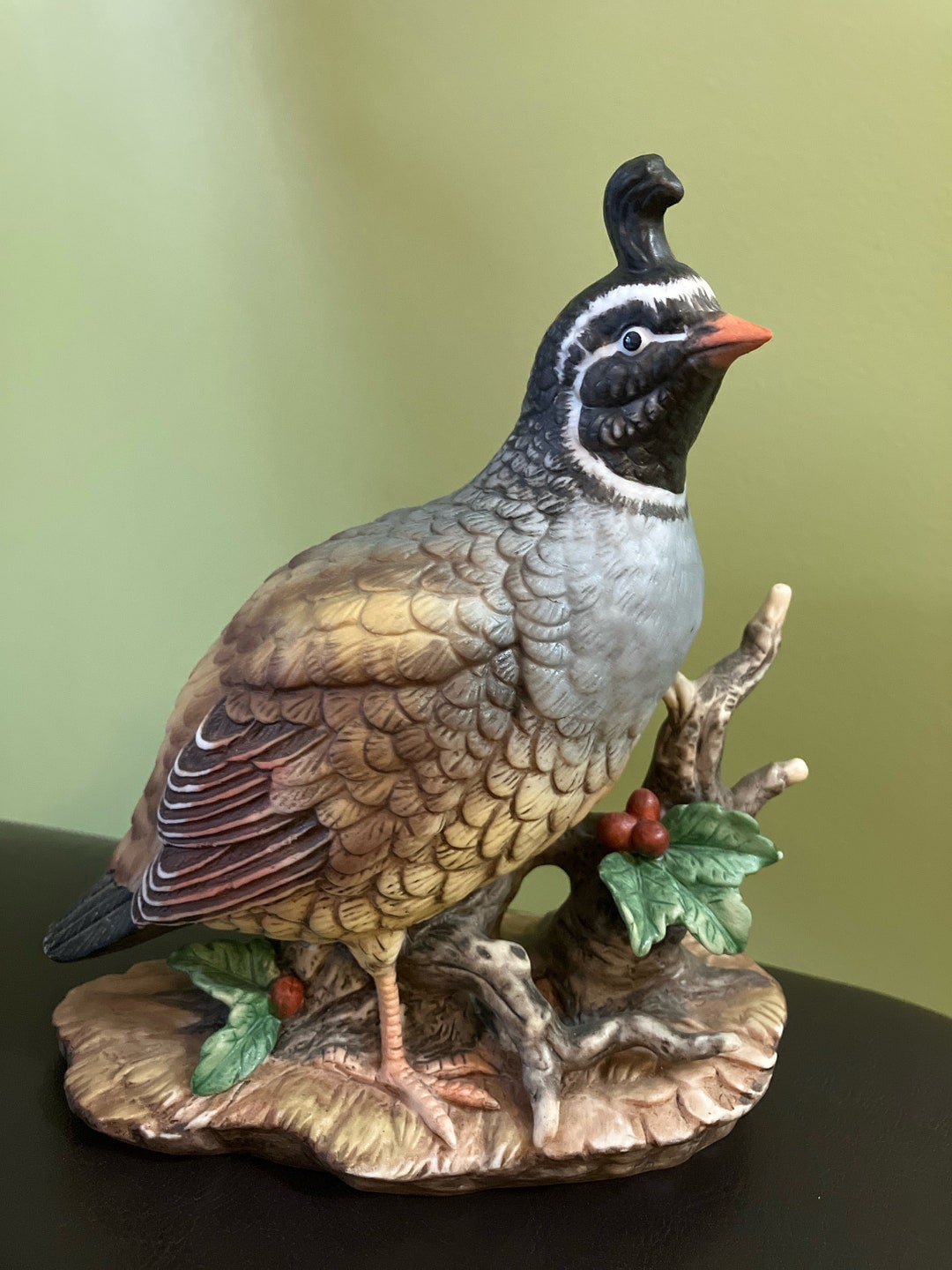 Vintage Porcelain Figurine 1981 Quail by Homco Masterpiece Porcelain - Etsy