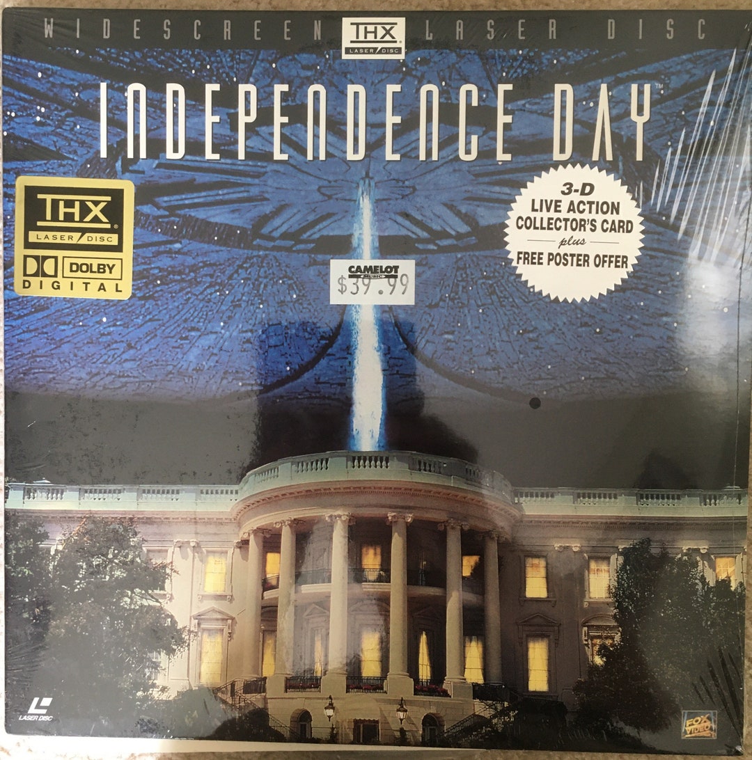 Laser Disc Independence Day 3-D Dolby Digital-mint and New - Etsy
