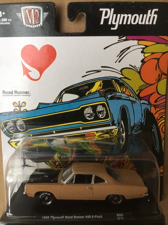 M2 Machines 1969 Plymouth Road Runner 440 6 Pack-limited - Etsy