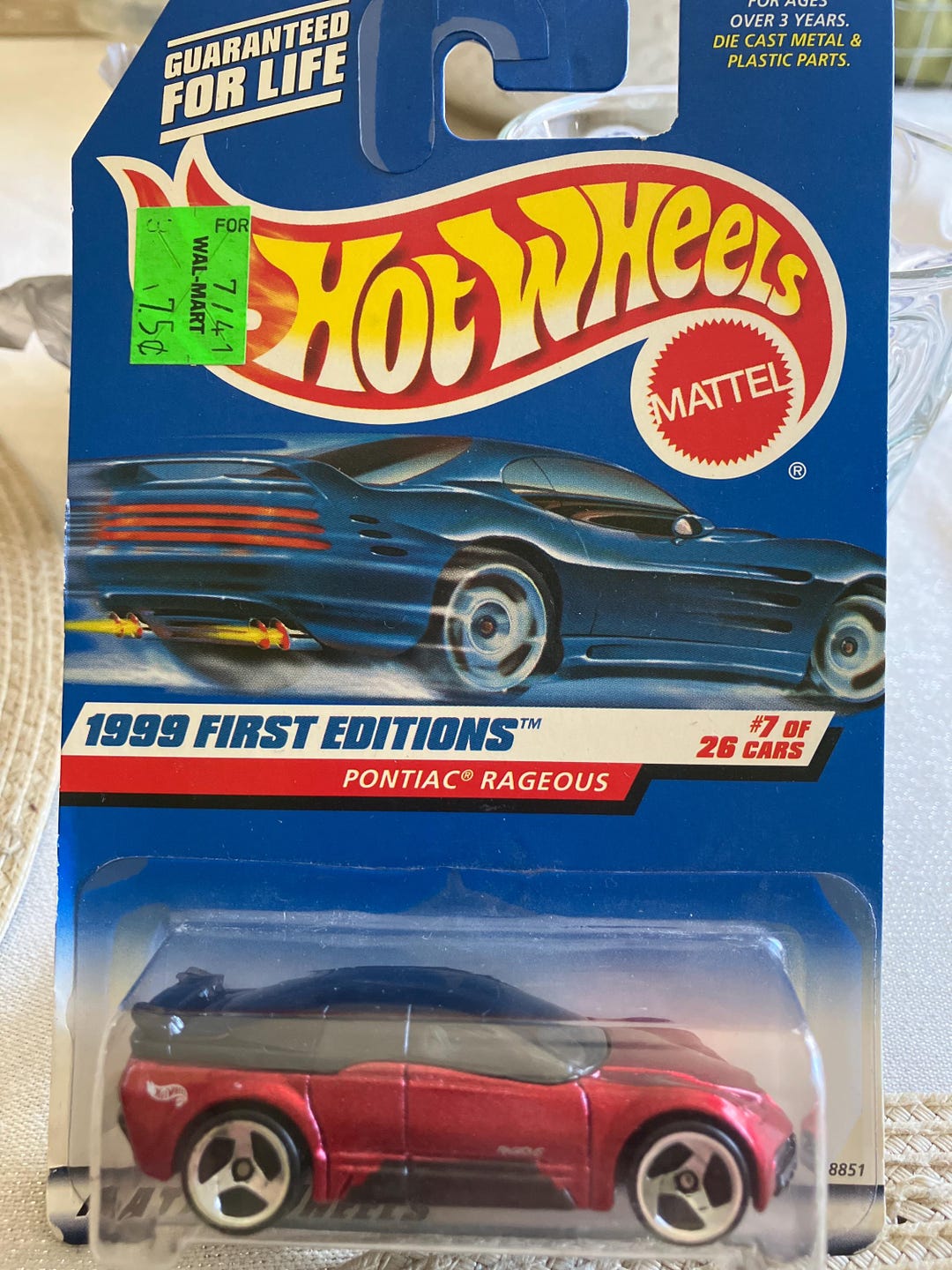 Hot Wheels Pontiac Rageous -1/64 Diecast Car - Etsy