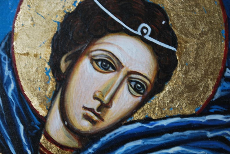 St.Dimitar eastern orthodox icon//original handpainted egg | Etsy