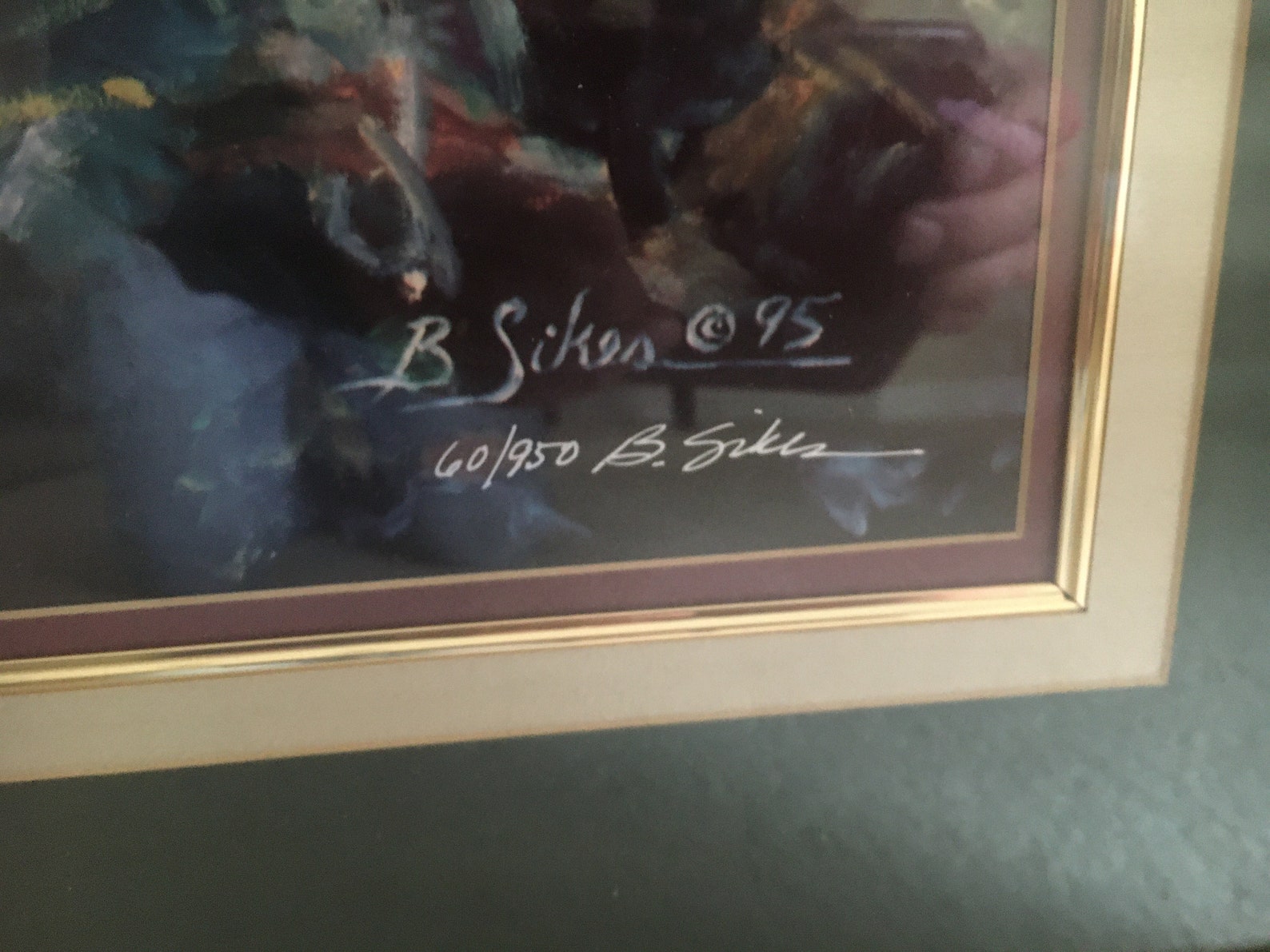 B.sikes Limited Edition Print Signed by the Artist in Nice Frame - Etsy