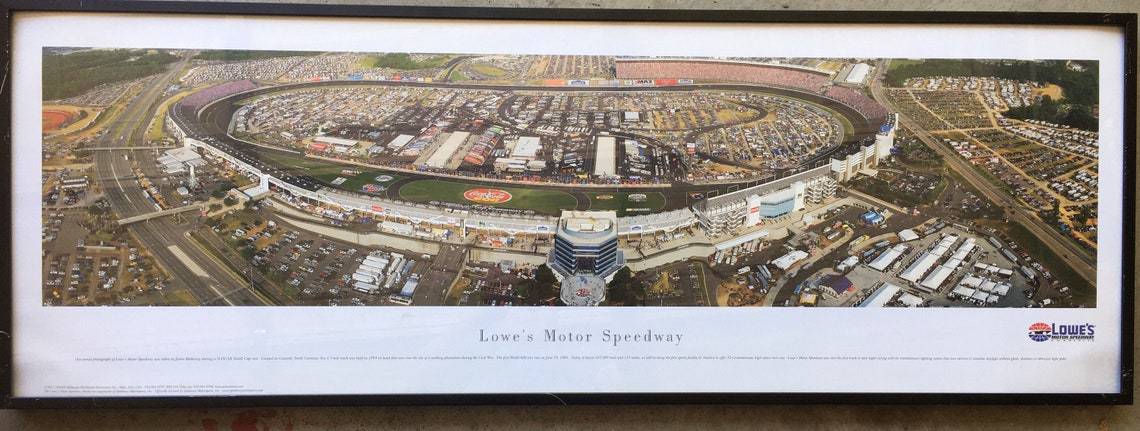 Lowes Motor Speedway-panoramic Poster 40x14 Inches in Nice - Etsy UK