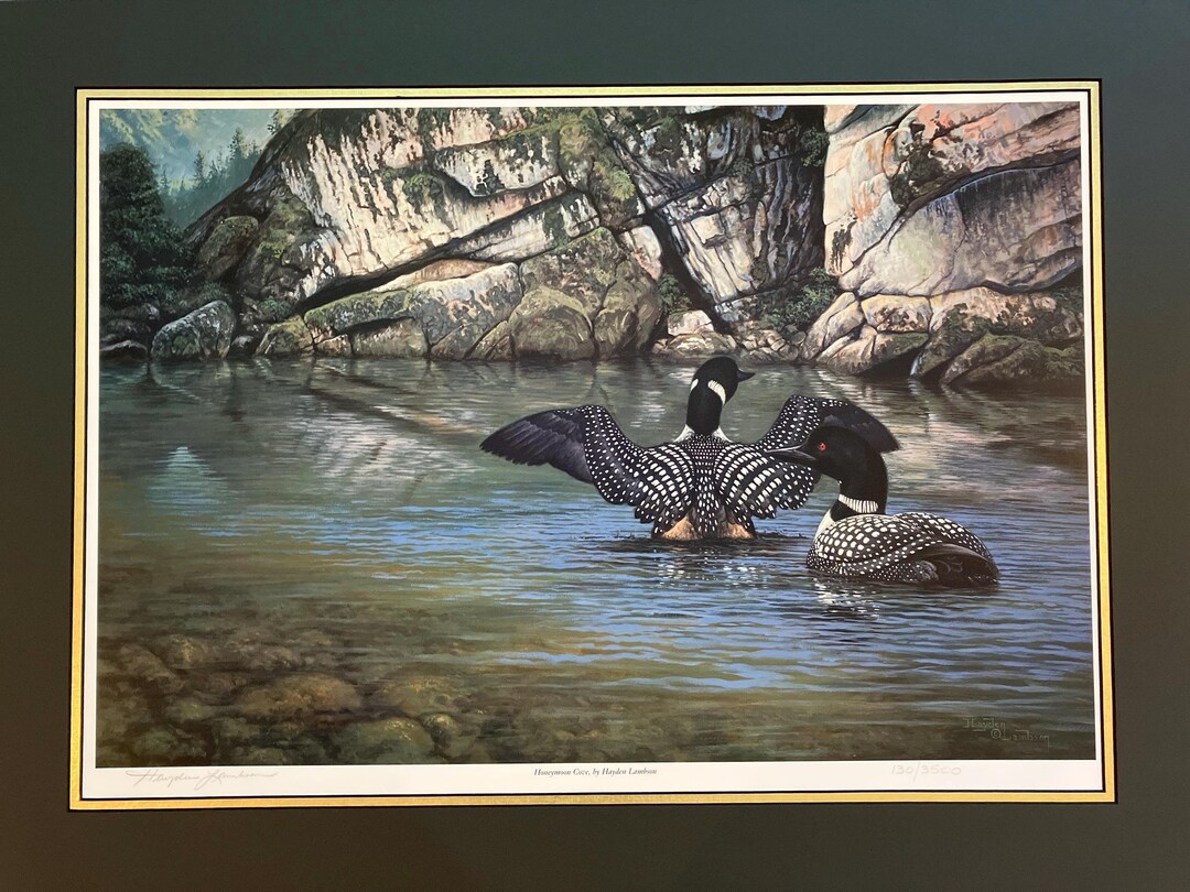 Hayden Lambson Limited Edition Signed and Numbered Honeymoon Cove-print ...