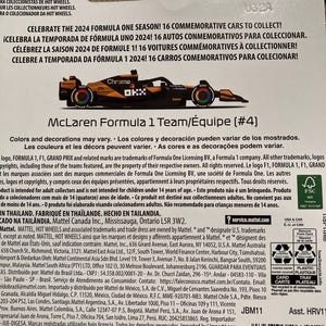 Hot Wheels Premium Mclaren Formula 1 Team-diecast Metal 1/64 Car Real ...