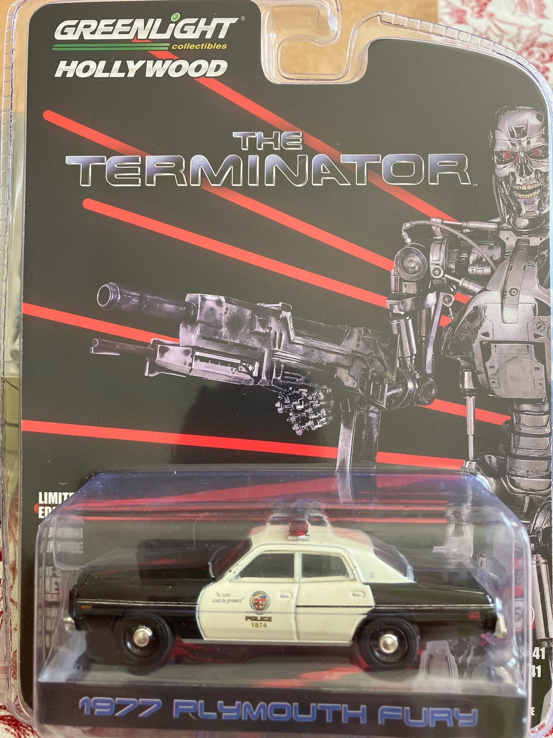 Greenlight the Terminator 1977 Plymouth Fury Police -limited Edition -1 ...