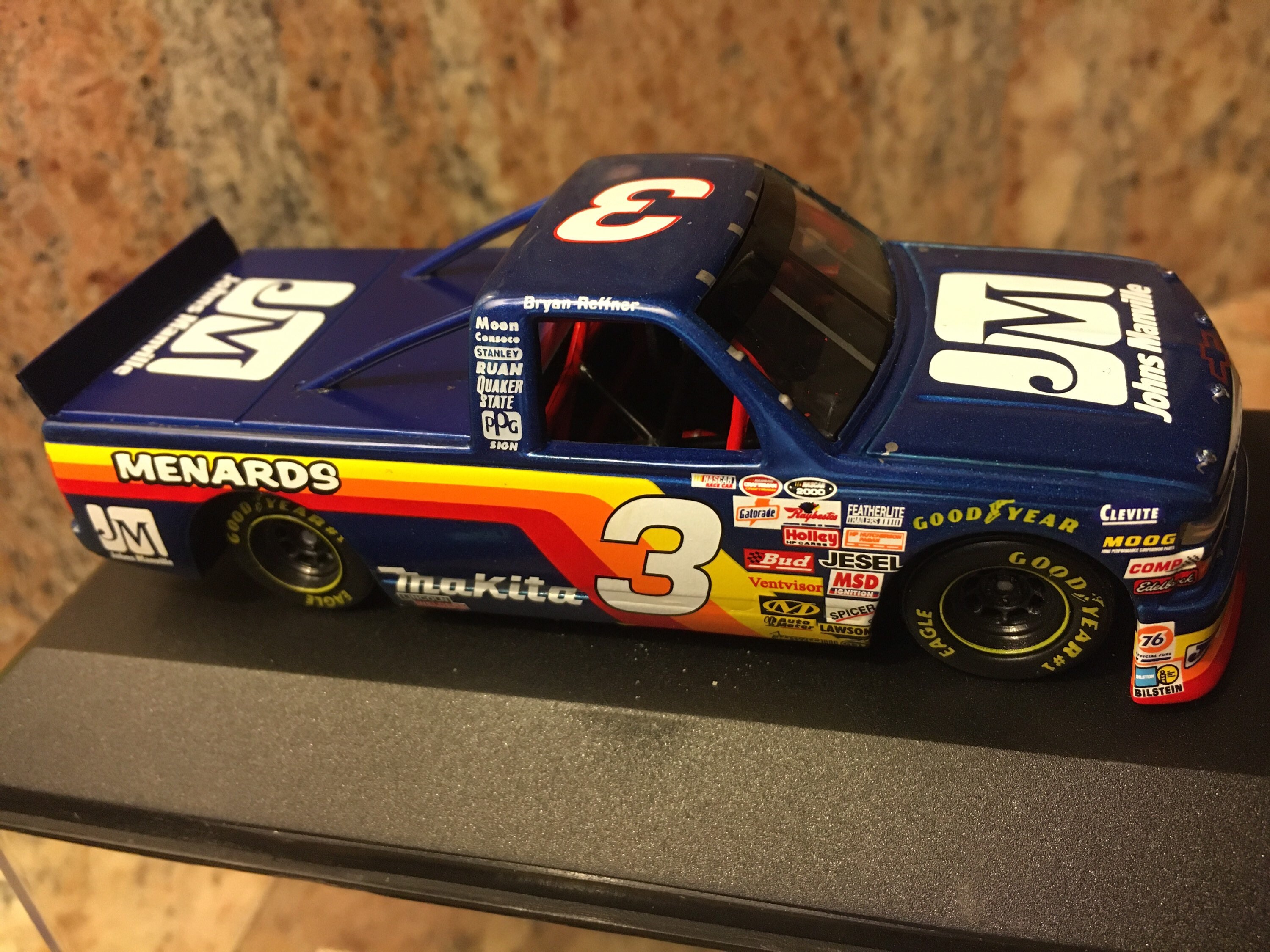 Bryan Reffner-chevy Silverado JM Menards 3 Diecast Truck - Etsy