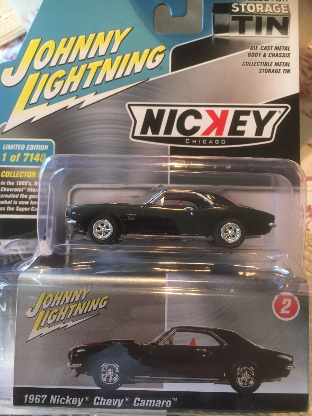 Johnny Lightning 1967 Nickey Chevy Camaro-1/64 Diecast Car Limited ...