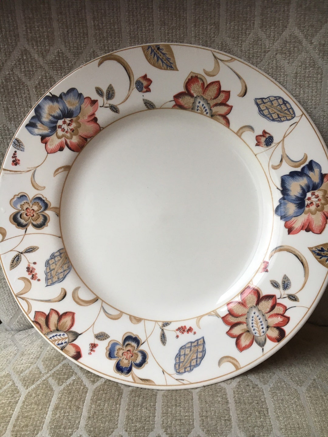 Churchill Jacobean 10” Inch Fine Porcelain Plate - Etsy