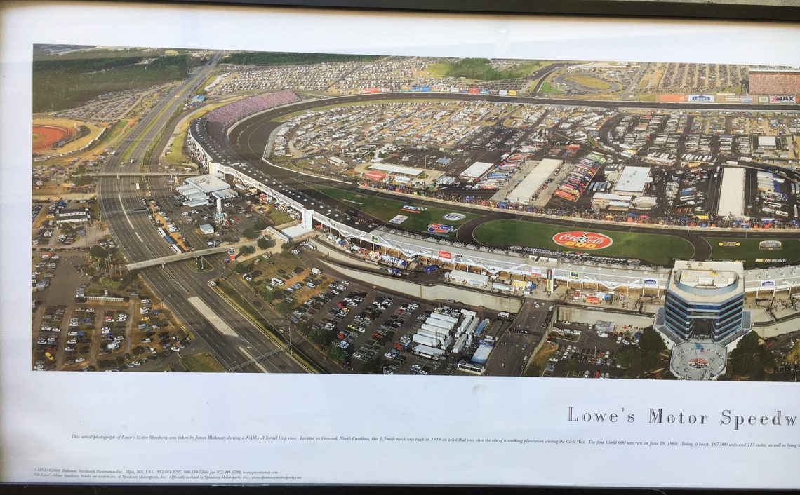 Lowes Motor Speedway-panoramic poster 40x14 inches in nice - Etsy.de